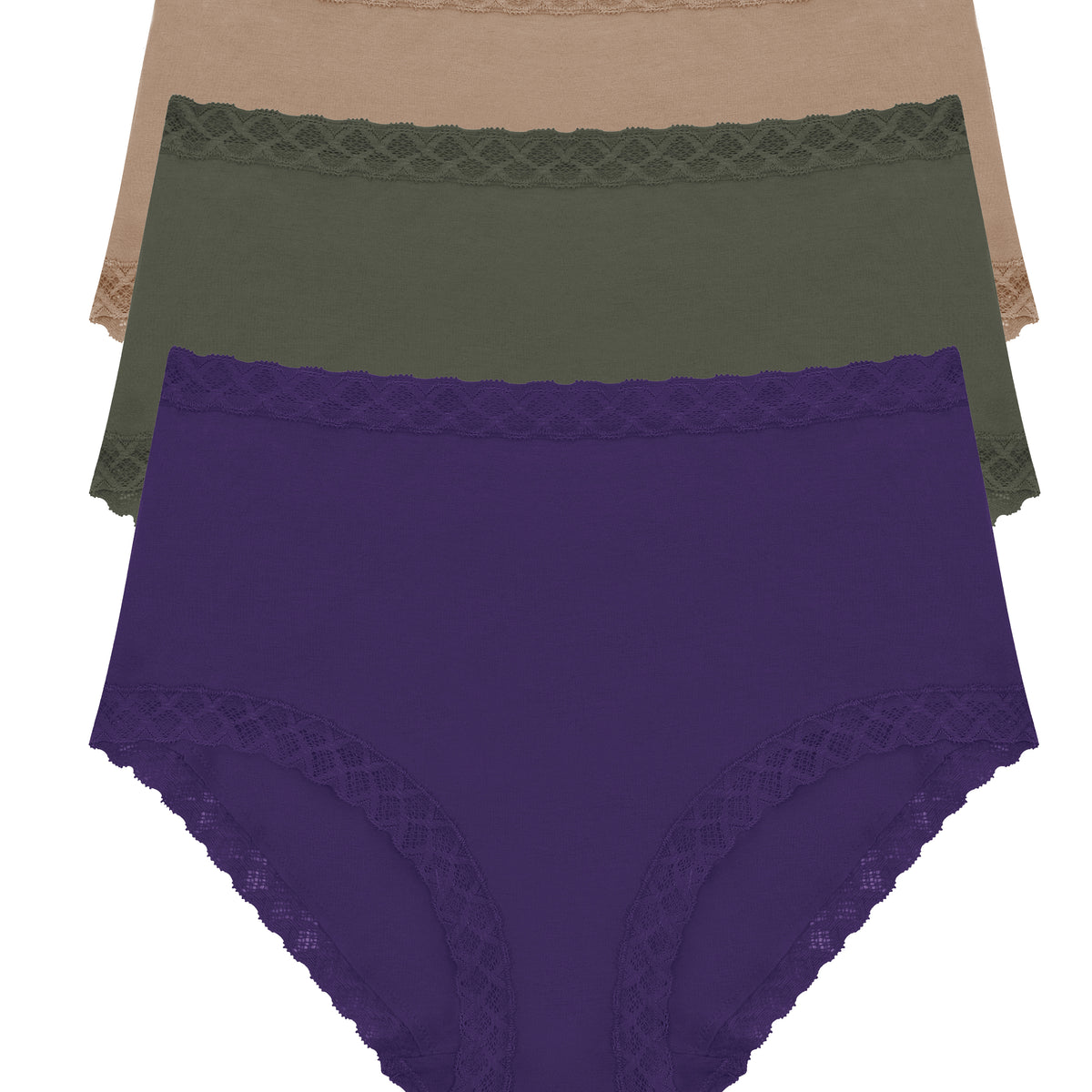 Shop Natori Bliss Full Brief 3-pack - Lingerie Living